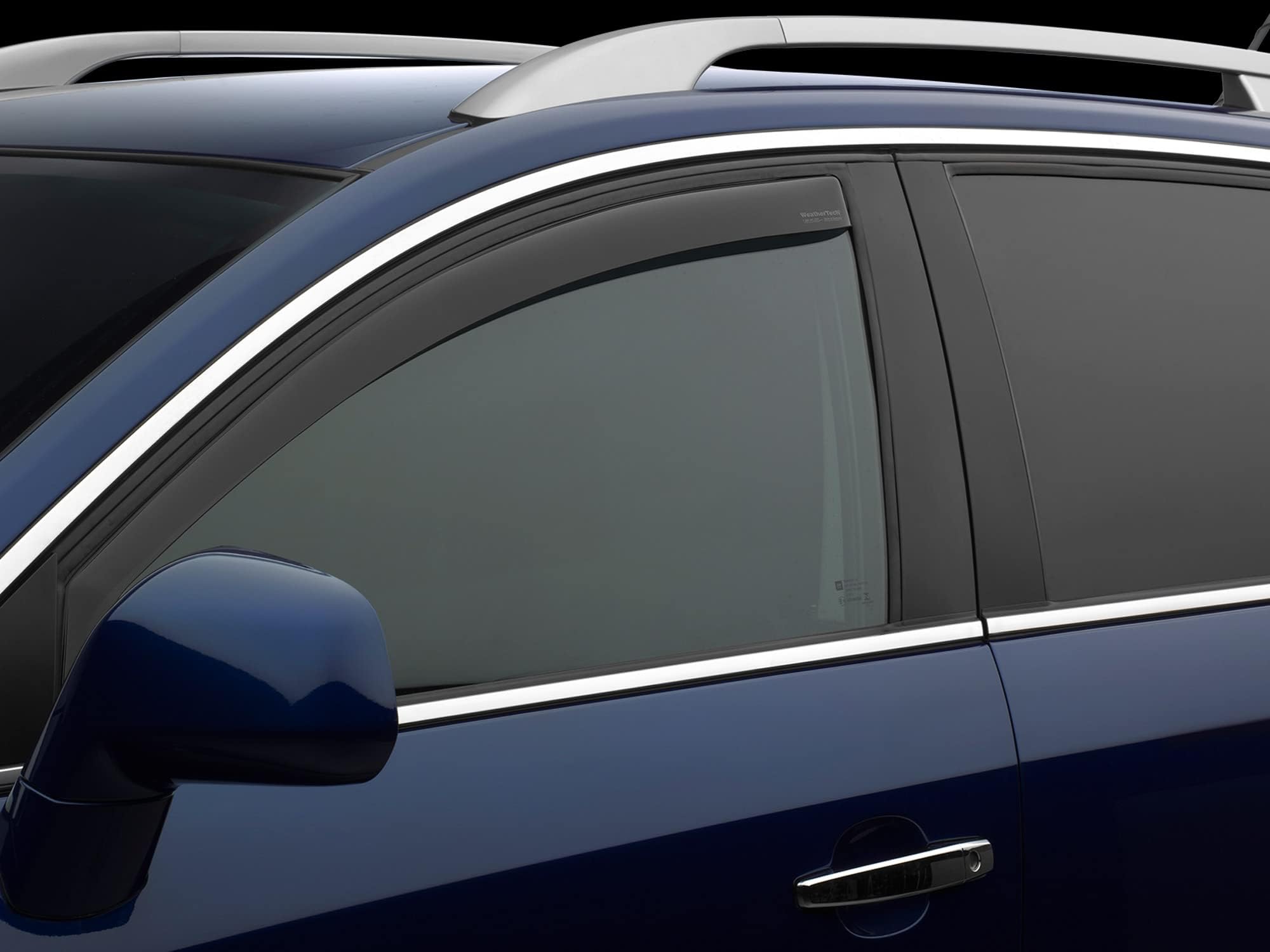 Amazon.com: WeatherTech Custom Fit Side Window Deflectors for Silverado ...