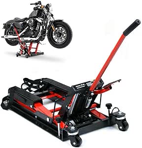 680 kg hydraulic motorcycle assembly stand lift platform central stand ...