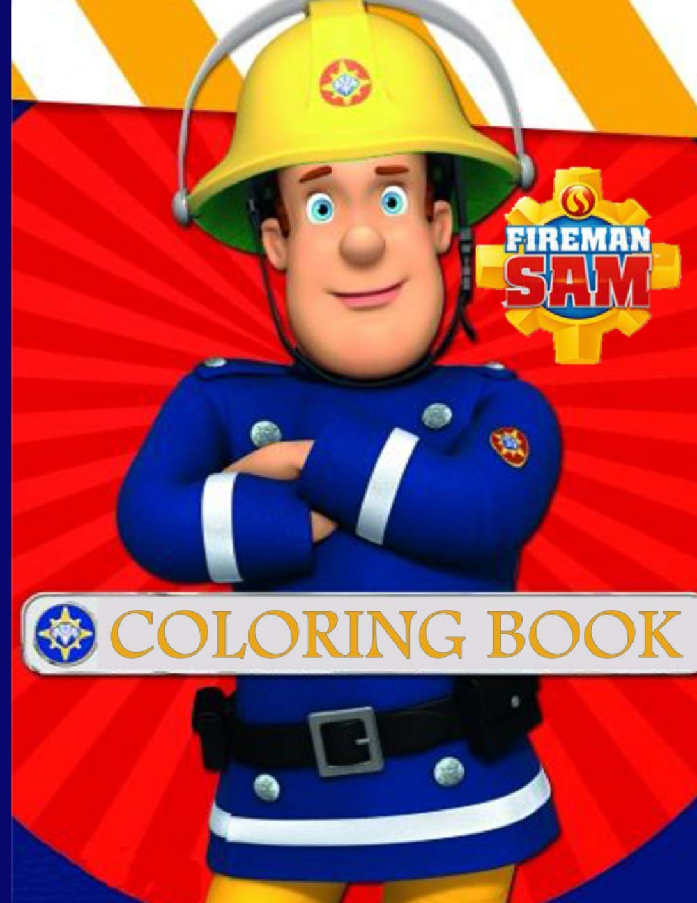 Fireman Sam Coloring Firefighter The Sliding Down Pole Coloring Page
