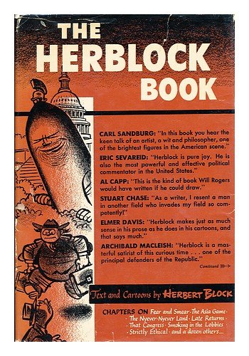 The Herblock Book; Text and Cartoons by Herbert Block: Amazon.co.uk ...