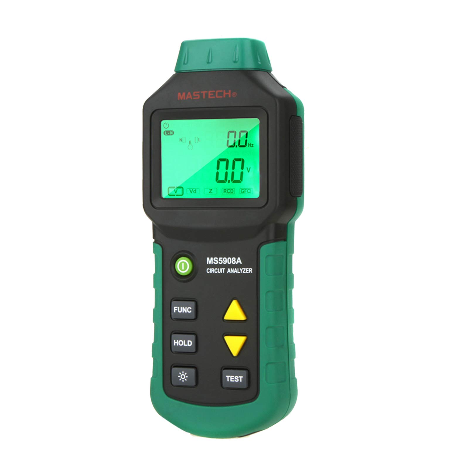 Buy Benkeg Ms5908c Lcd Digital Circuit Analyzer Voltage Gfci Rcd Fault Tester Low Voltage