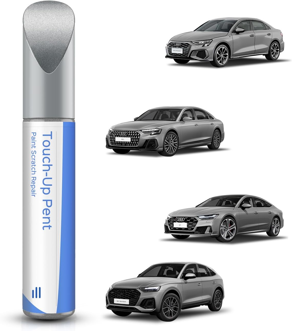 Amazon.com: PARTS4EV K23 Brilliant Silver Metallic Touch Up Paint ...