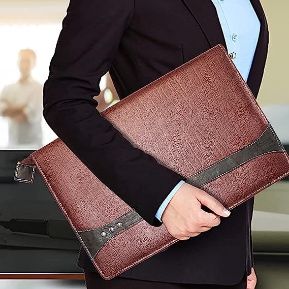 VOFFY B4 Business Presentation PU Leather File Folders Professional ...