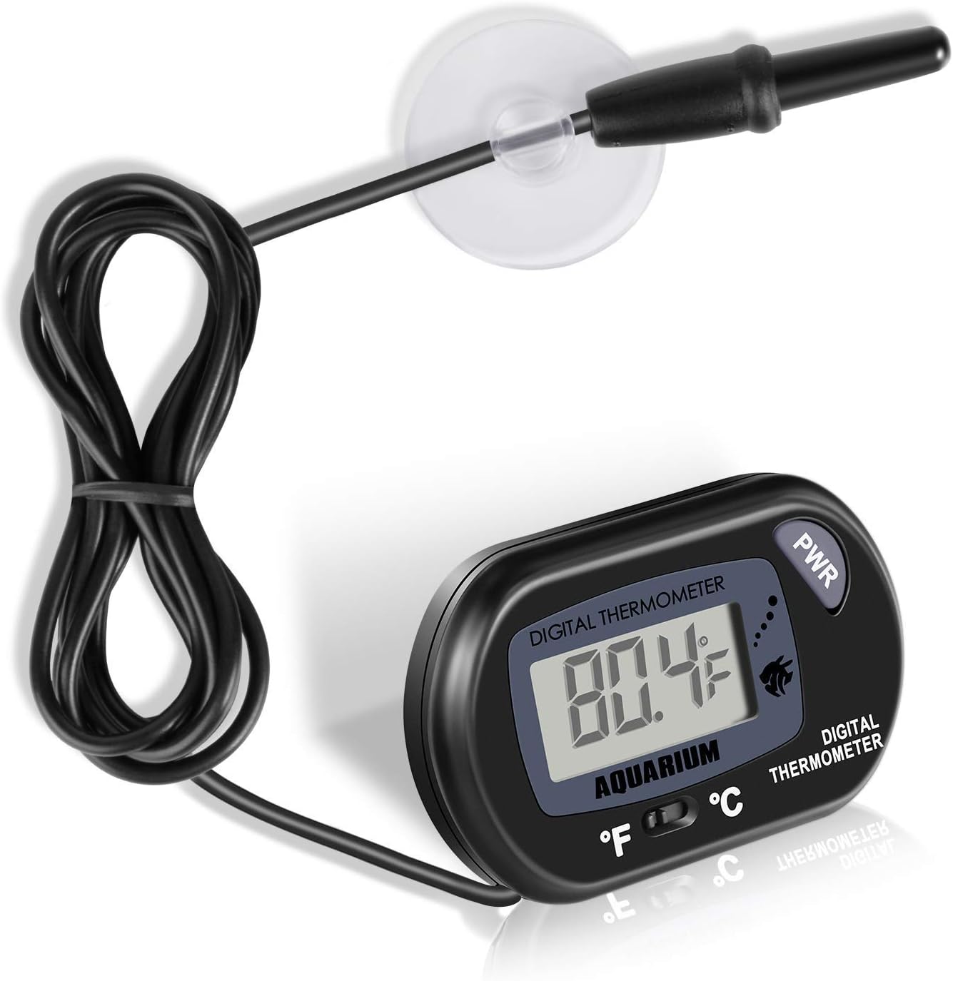 Amazon.com : NEPTONION Aquarium Thermometer LCD Digital Aquarium ...