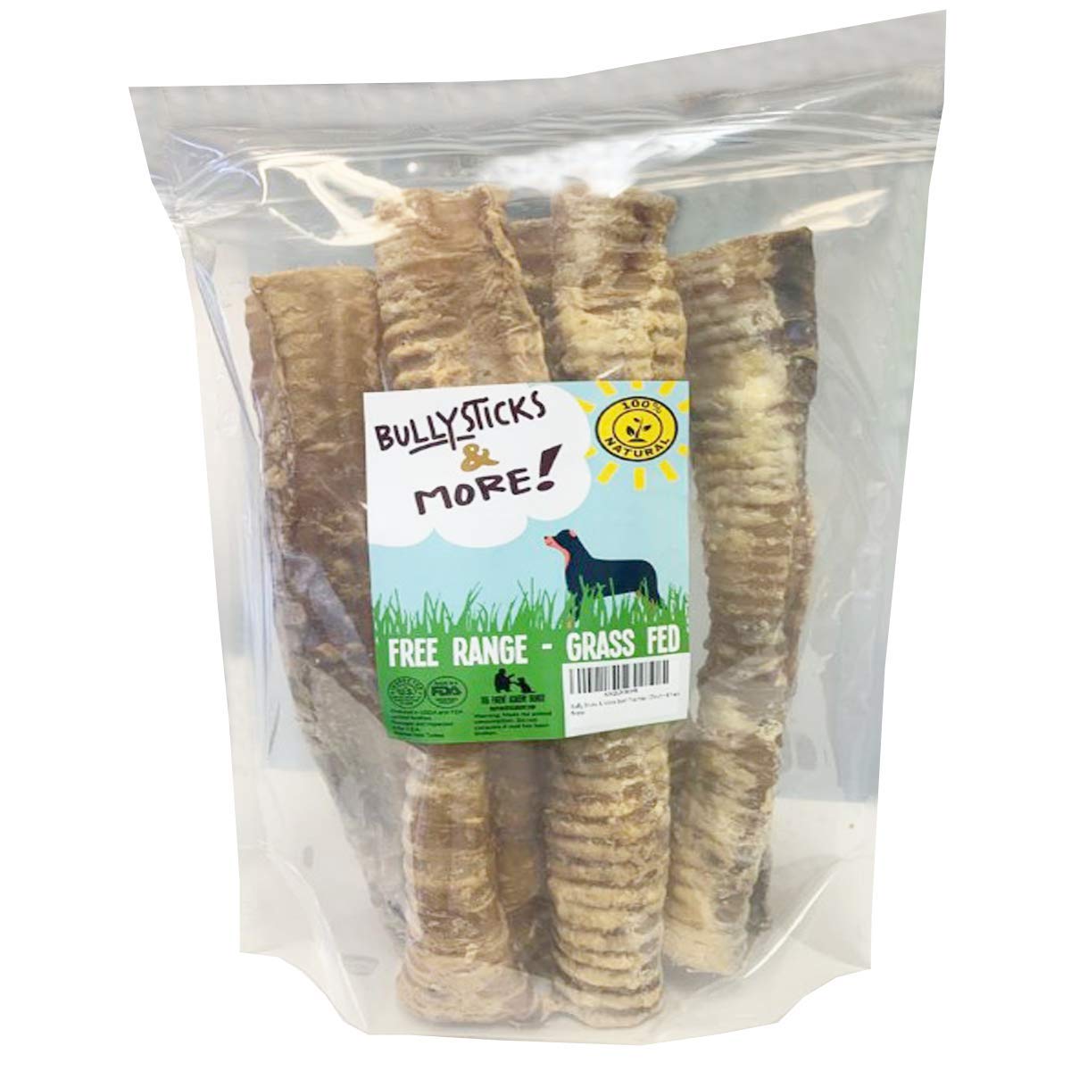 Buy Bully Sticks & More 12 Inch Beef Trachea (6 Pack) | Beef Trachea ...