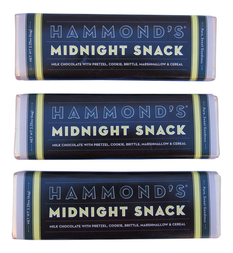 Amazon.com : Hammond's Midnight Snack Milk Chocolate Candy Bar Bundle ...