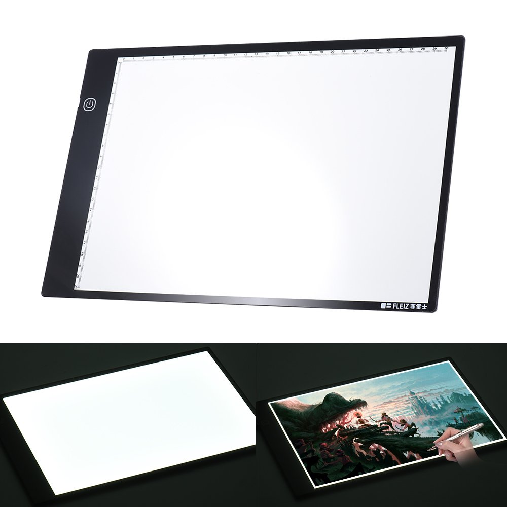Buy Portable A4 LED Light Box Drawing Tracing Tracer Copy Board Table ...