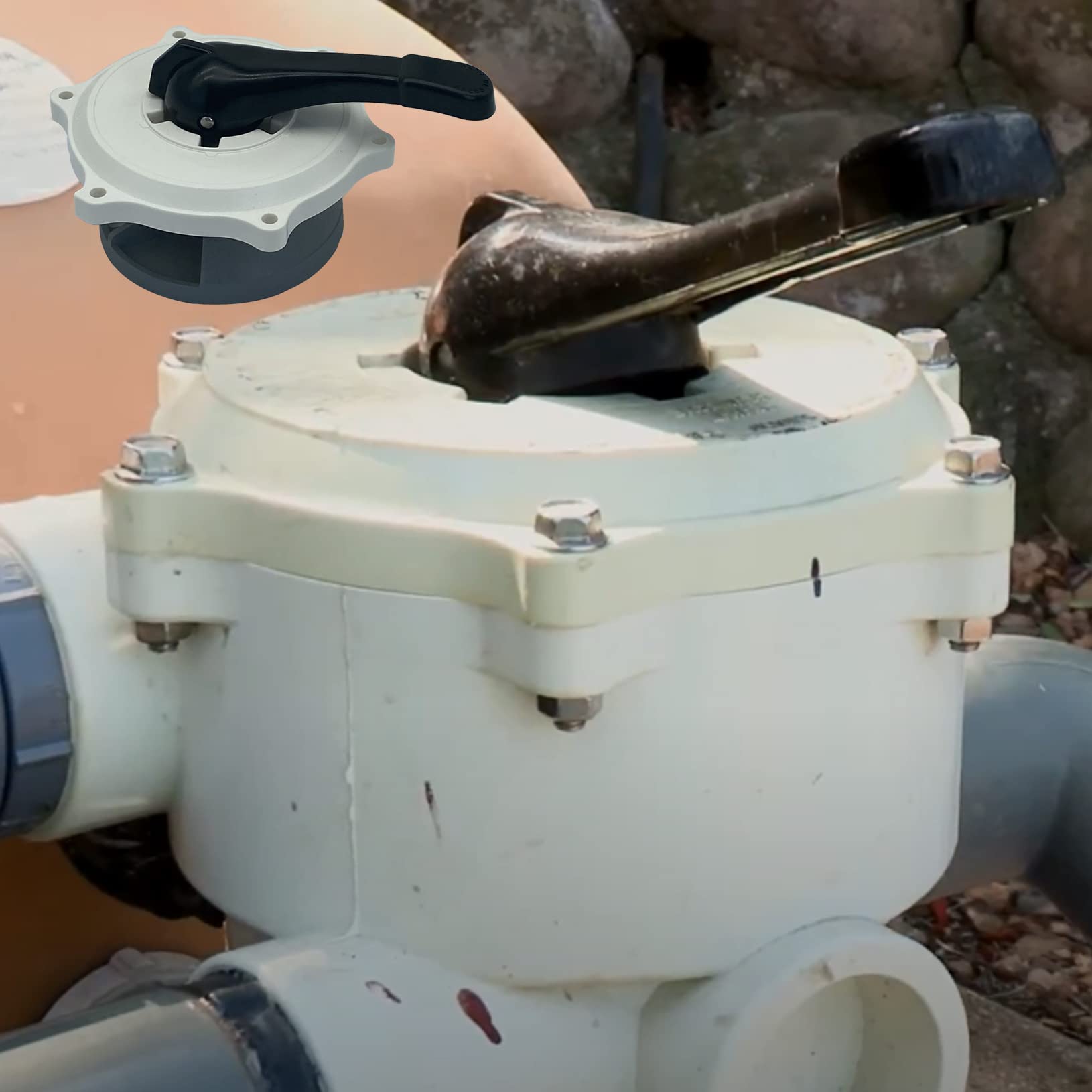 Snapklik.com : 270068 1-1/2-Inch Multiport Pool Valve Top Assembly ...