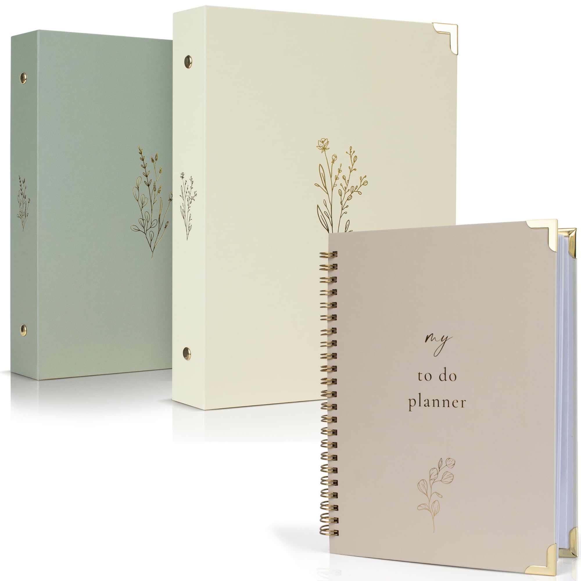 Amazon.com : Beautiful to Do List Notebook and Aesthetic 6 Ring A5 ...
