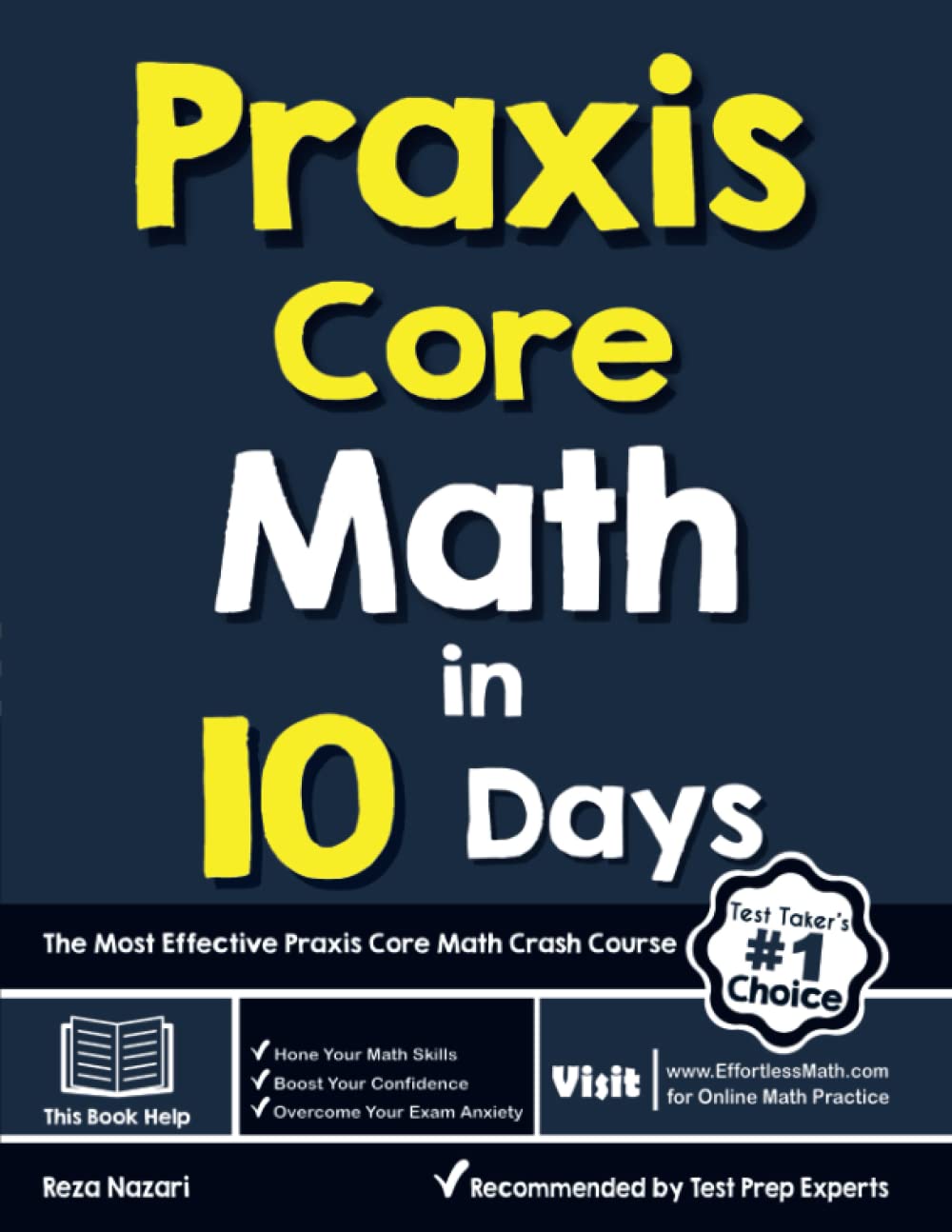 Praxis Core Math in 10 Days: The Most Effective Praxis Core Math Crash ...