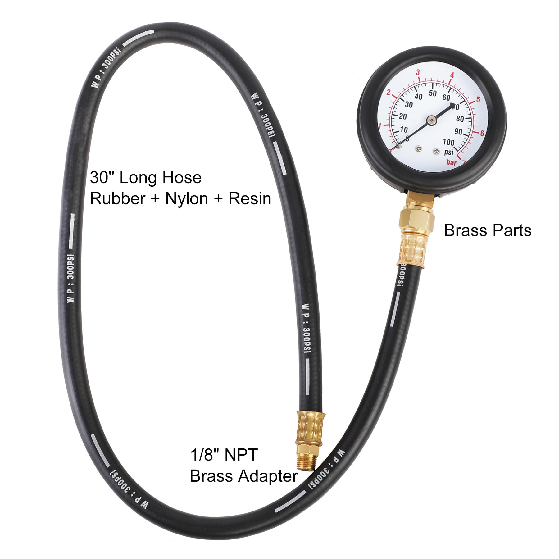 Snapklik.com : JIFETOR Oil Pressure Tester Kit, Professional Engine ...