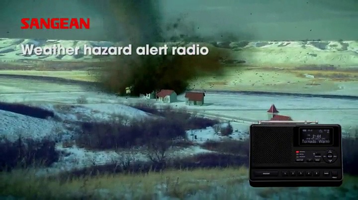 Watch Sangean CL-100 NOAA, S.A.M.E and Public Alert Certified Weather ...