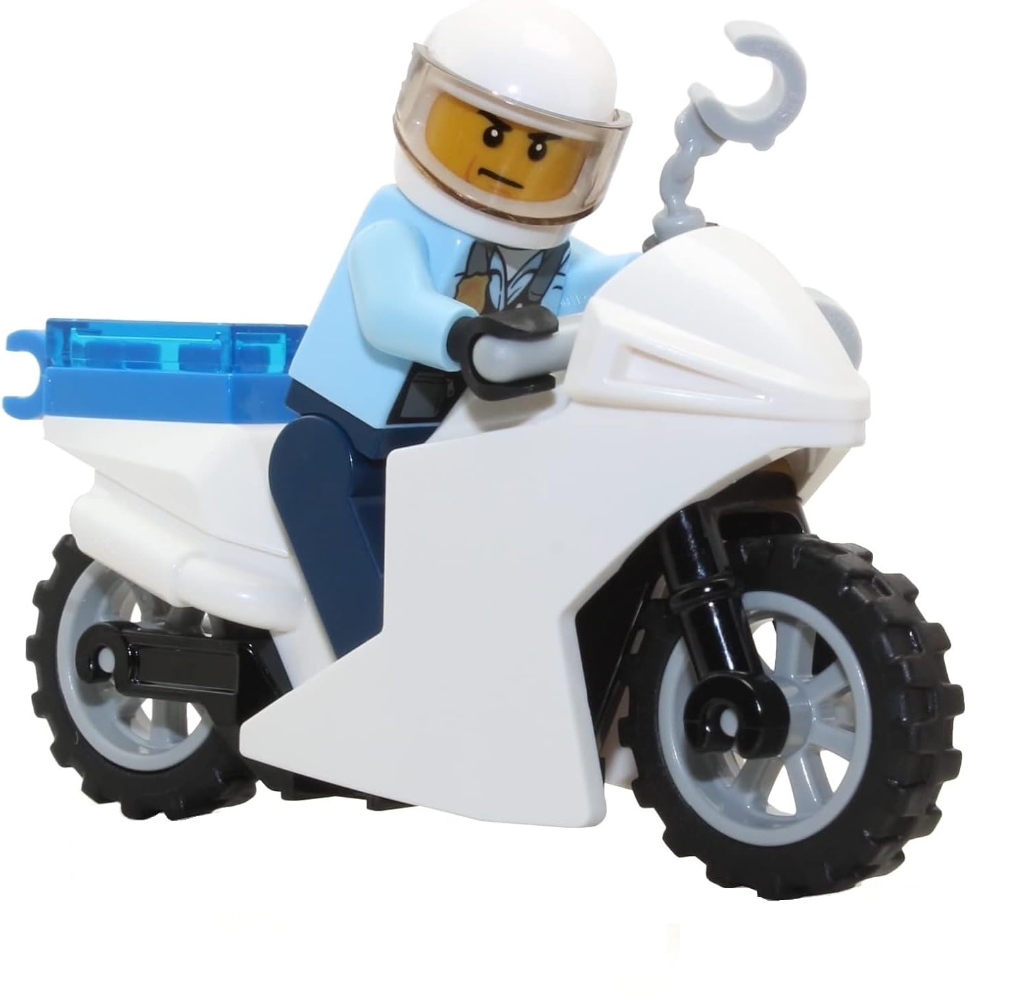 Amazon.com: LEGO City: Police Officer Minifigure with Motorcycle with ...