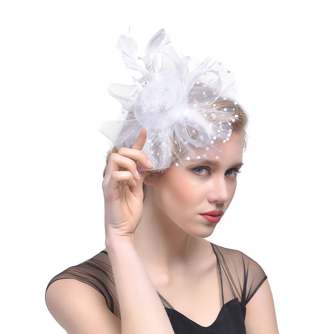 Snapklik.com : SAFERIN Butterfly Fascinator Hat Kentucky Derby ...