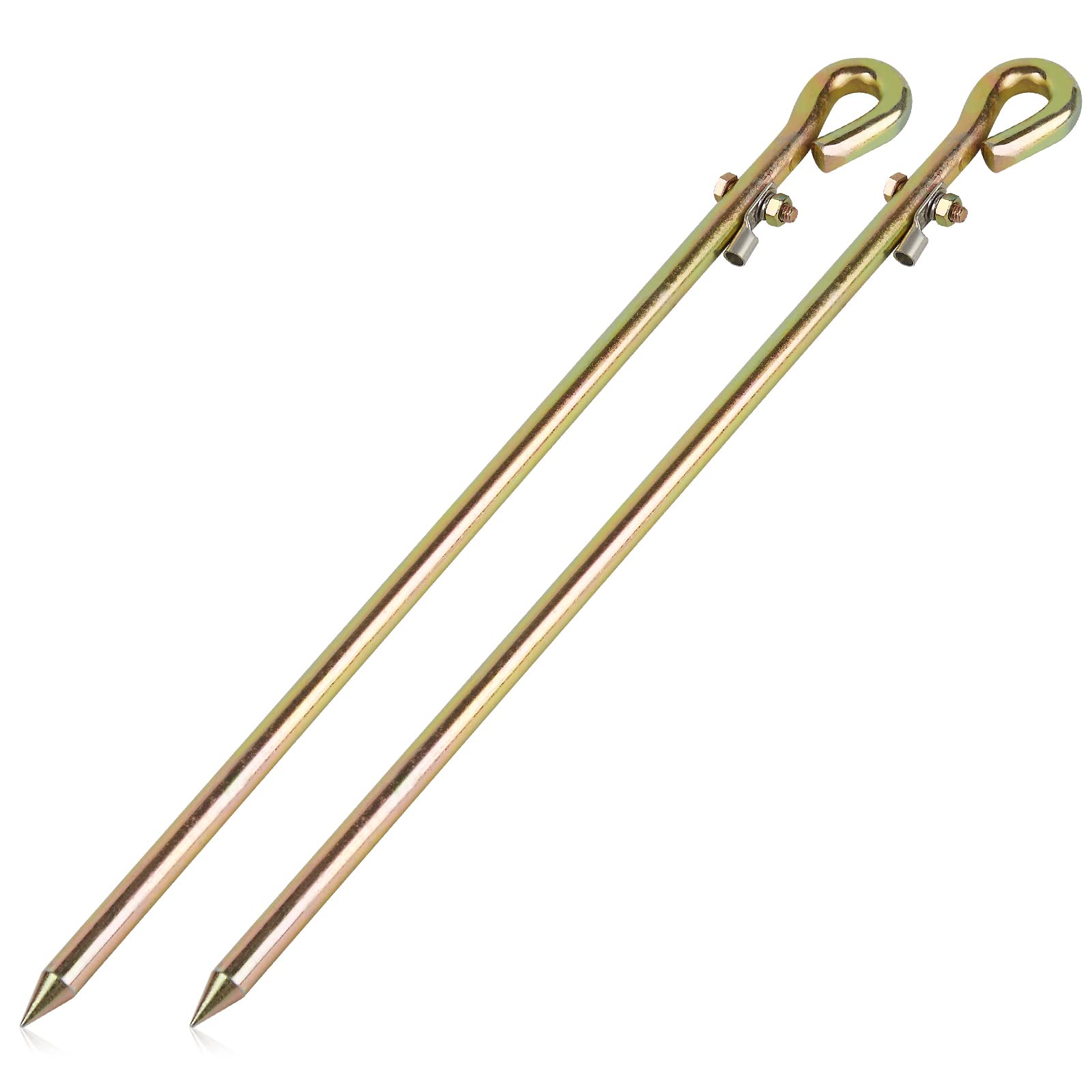 MOKIKUBA- Portable Ground Rod - Grounding Pin with Ground Wire Lug ...