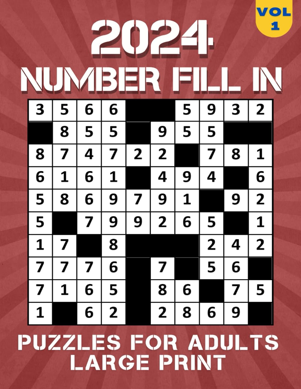 Amazon.com: 2024 Number Fill in Puzzles: for Adults Large Print All ...