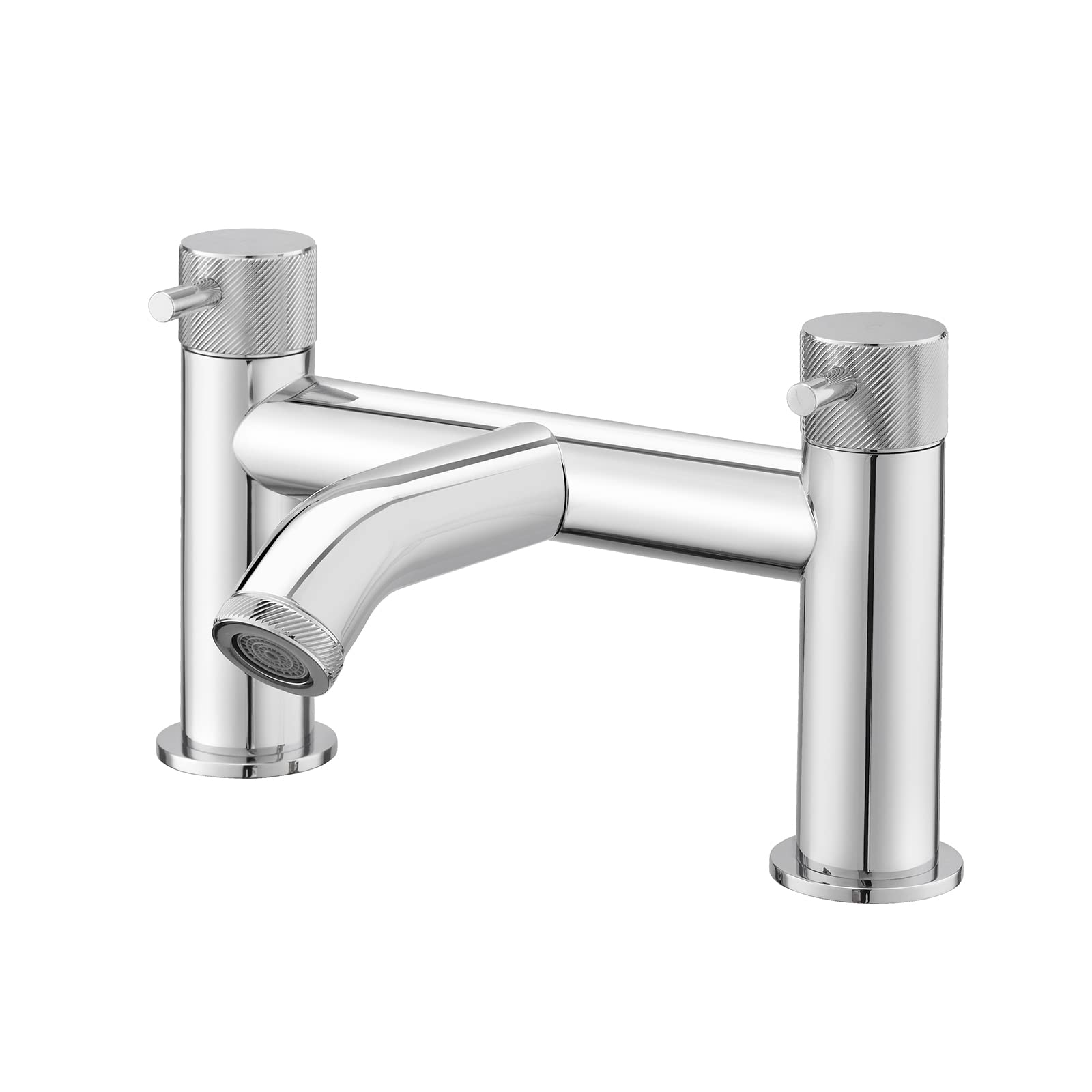 1 x Brand New Bath Tub Taps, BATHWEST Modern Round Classic Bathroom Tu ...