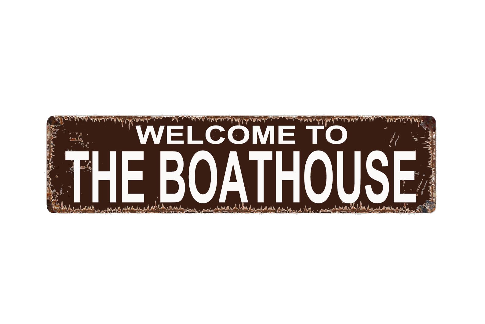 Amazon.com: Welcome To The Boathouse Sign - Dock Pier Fishing Lake ...