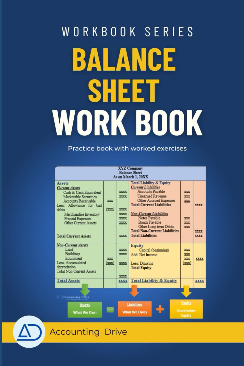 Balance Sheet Workbook: Practice to Prepare balance sheet in just 10 ...