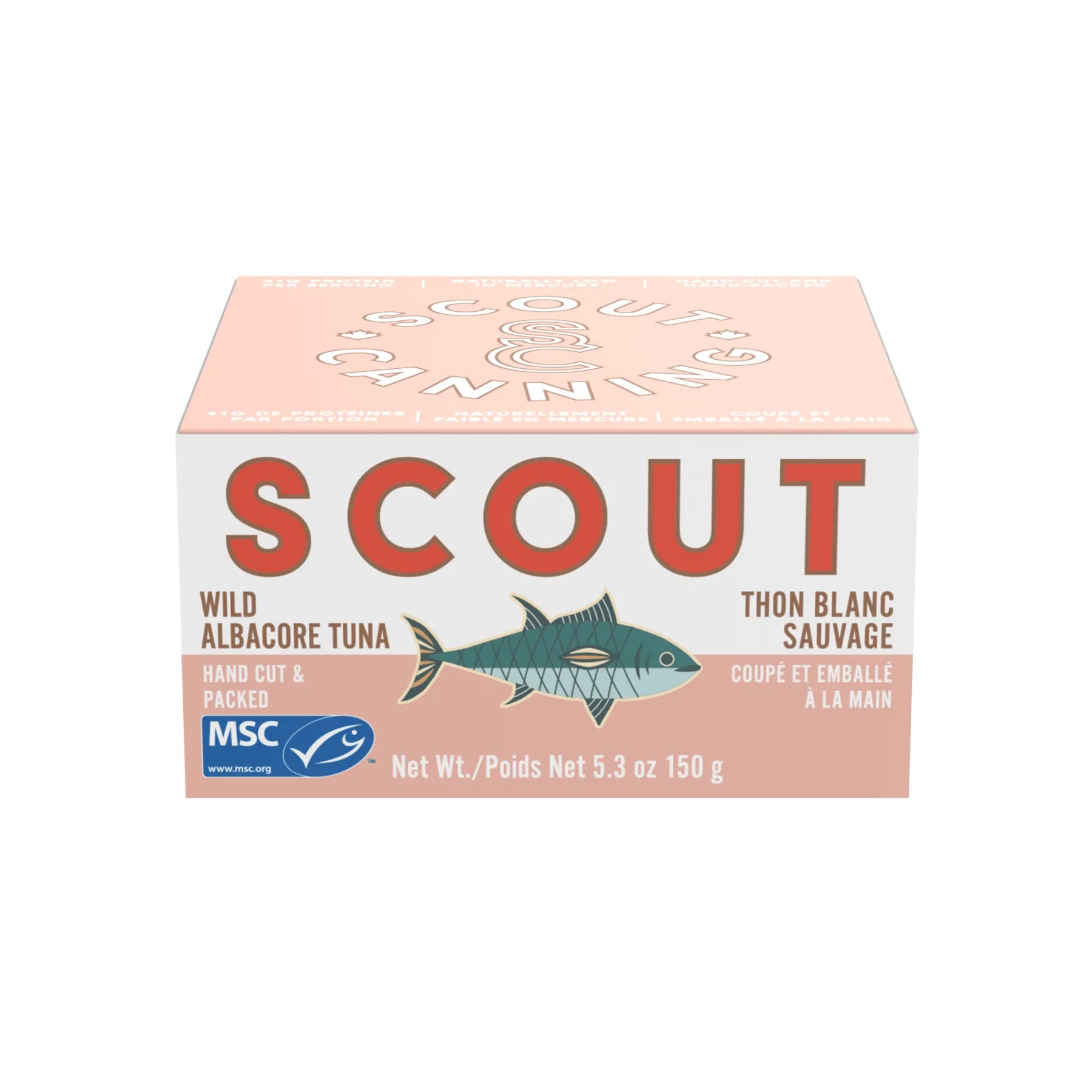 Amazon.com: Scout Wild Albacore Tuna, 150 GR