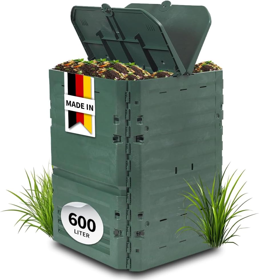 NEUDORFF Thermokomposter mit Bodengitter DuoTherm 530 L rattensicherer ...