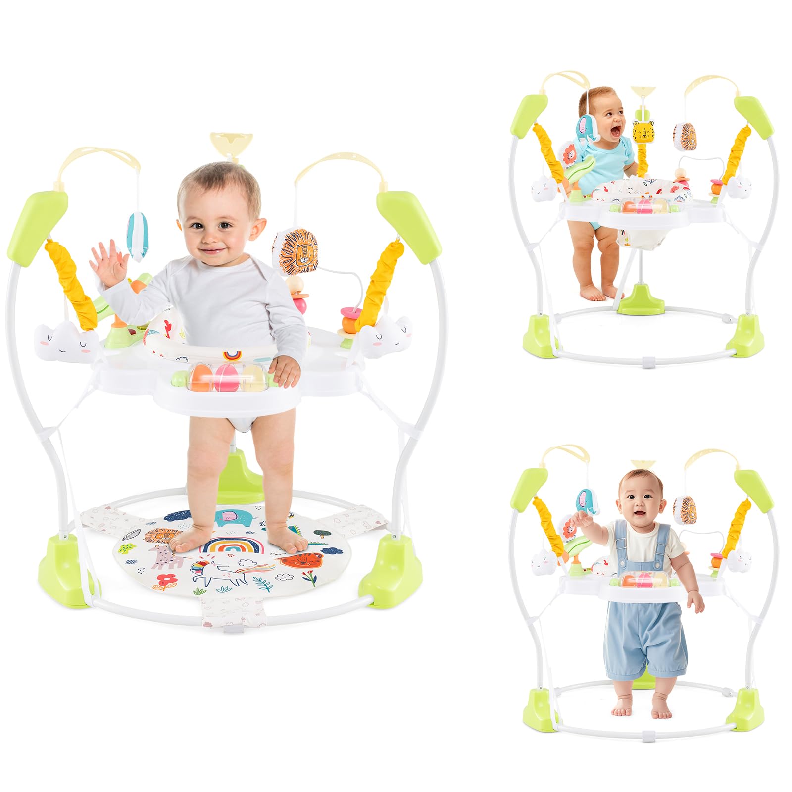 Amazon.com: HONEY JOY Baby Bouncer Activity Center, Infant Jumper and ...