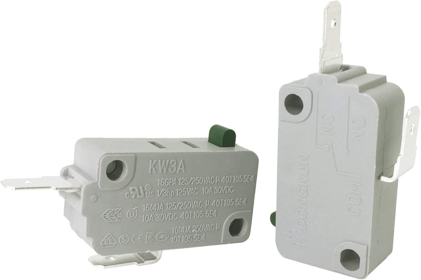 2Pcs four micro-ondes KW3A Porte Micro Interrupteur Normalement Ouvert ...