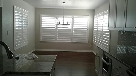 Amazon.com: SHUTTER WORKS Plantation Shutters for Interior Windows | Indoor Shutters ...