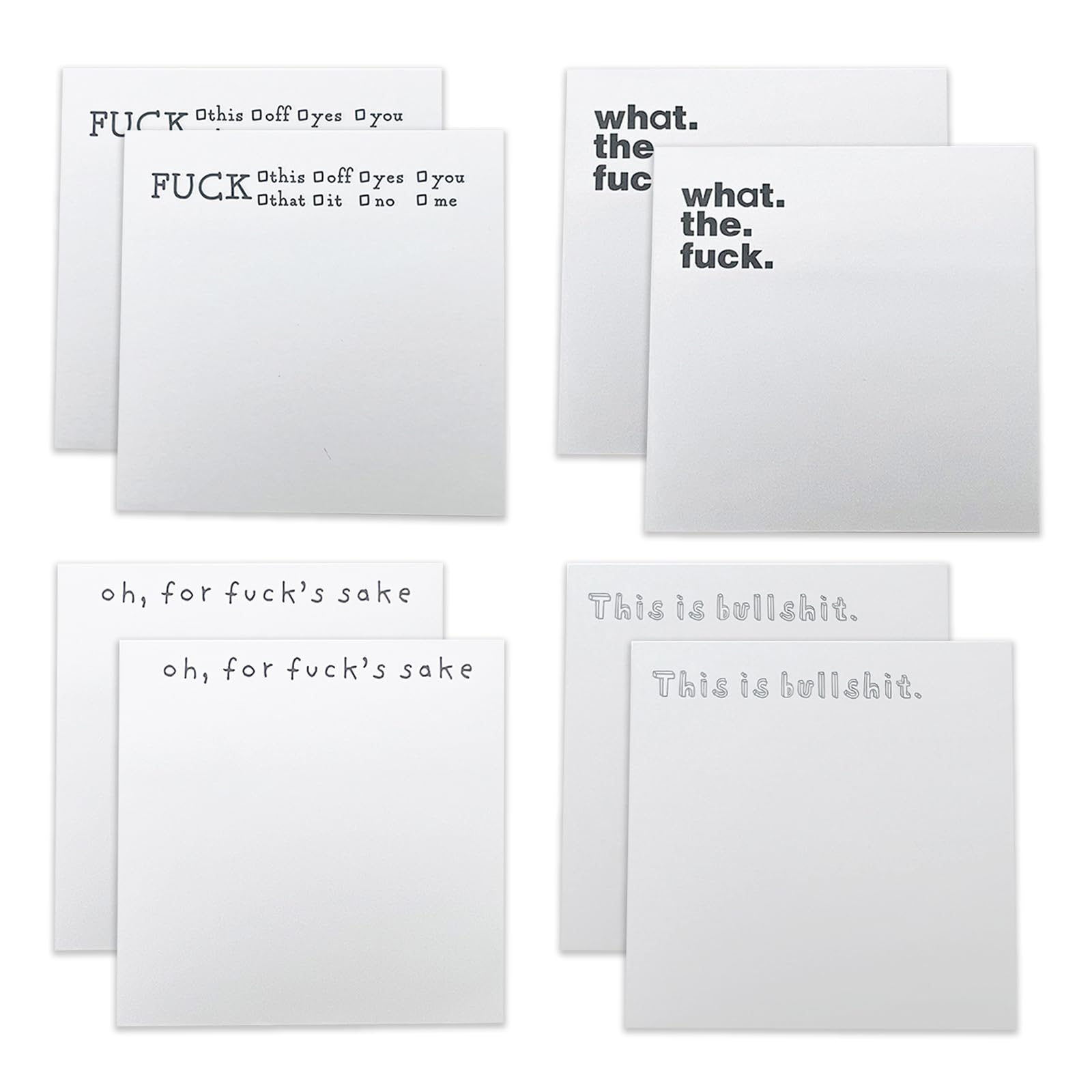 Amazon.com : 4/8 Pcs Funny Sticky Note, Funny Spoof Post-it Notes and ...
