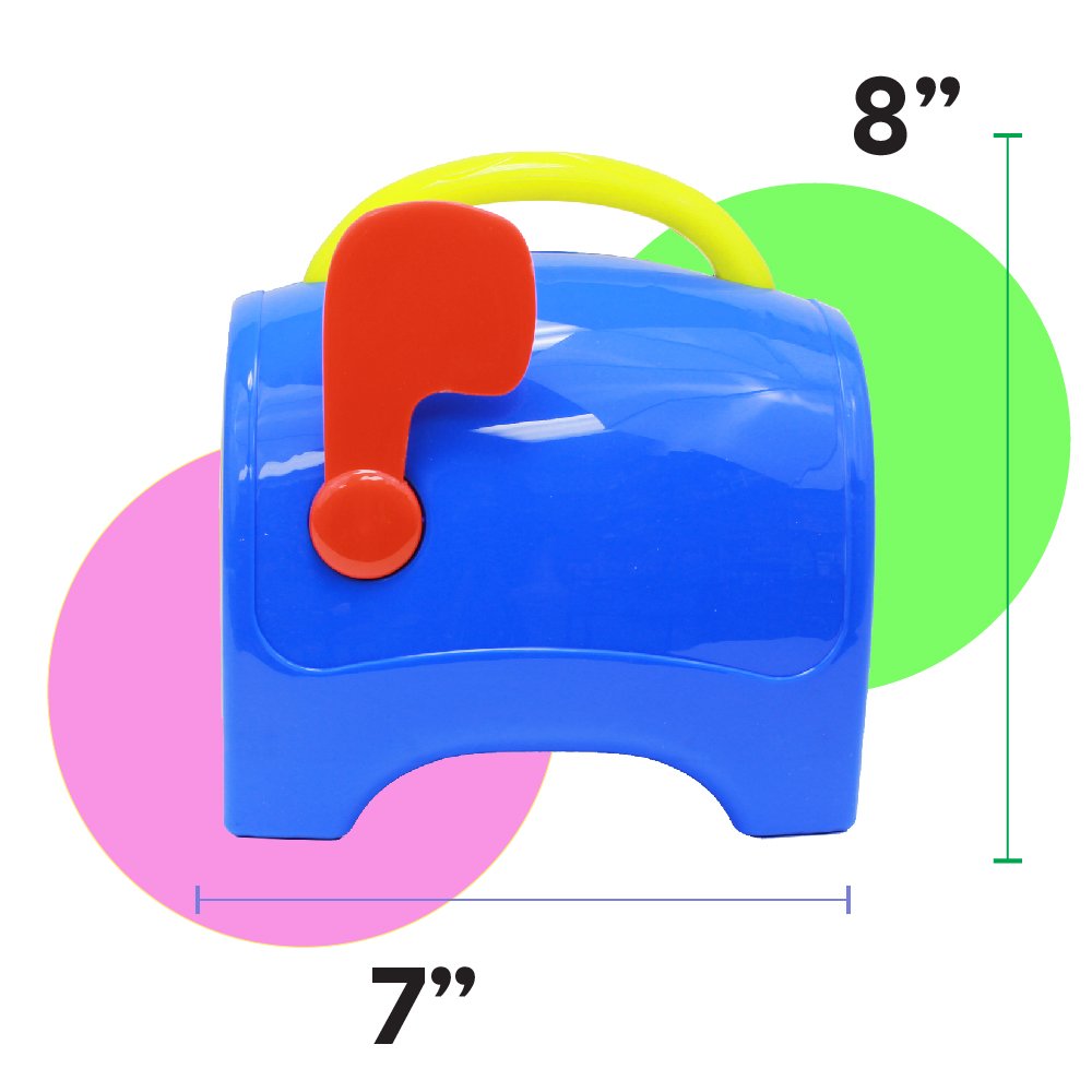 Snapklik.com : Boley Educational Toy Mailbox For Toddlers And Kids 16 ...