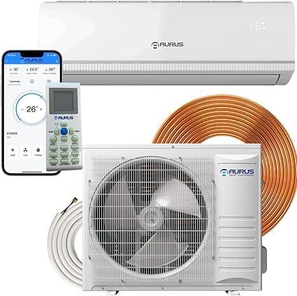 Amazon.com: Aurus 12,000 BTU Smart WiFi Inverter Ductless Mini Split ...