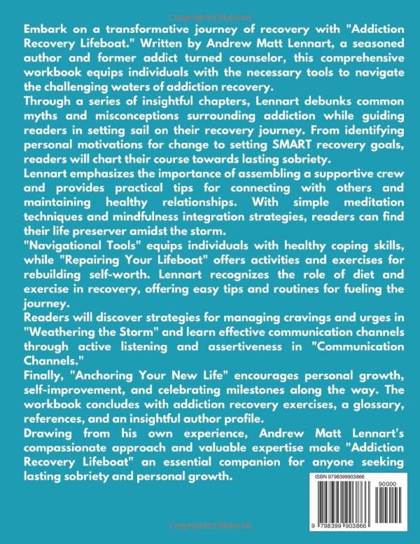 Snapklik.com : Addiction Recovery Lifeboat: A Workbook To Develop Practical Skills To Navigate ...