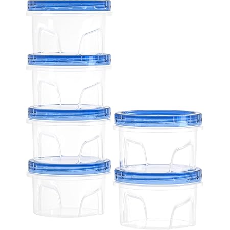 Amazon.com: Freshmage [6 Pack-16 oz] Freezer Containers with Lids ...