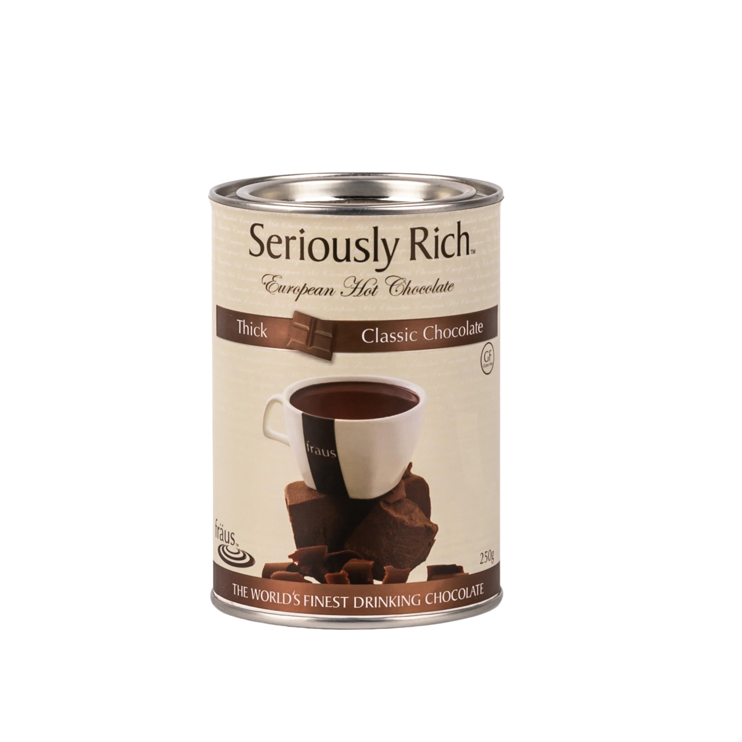 Amazon.com : Fraus Seriously Rich Classic Hot Chocolate Powder ...