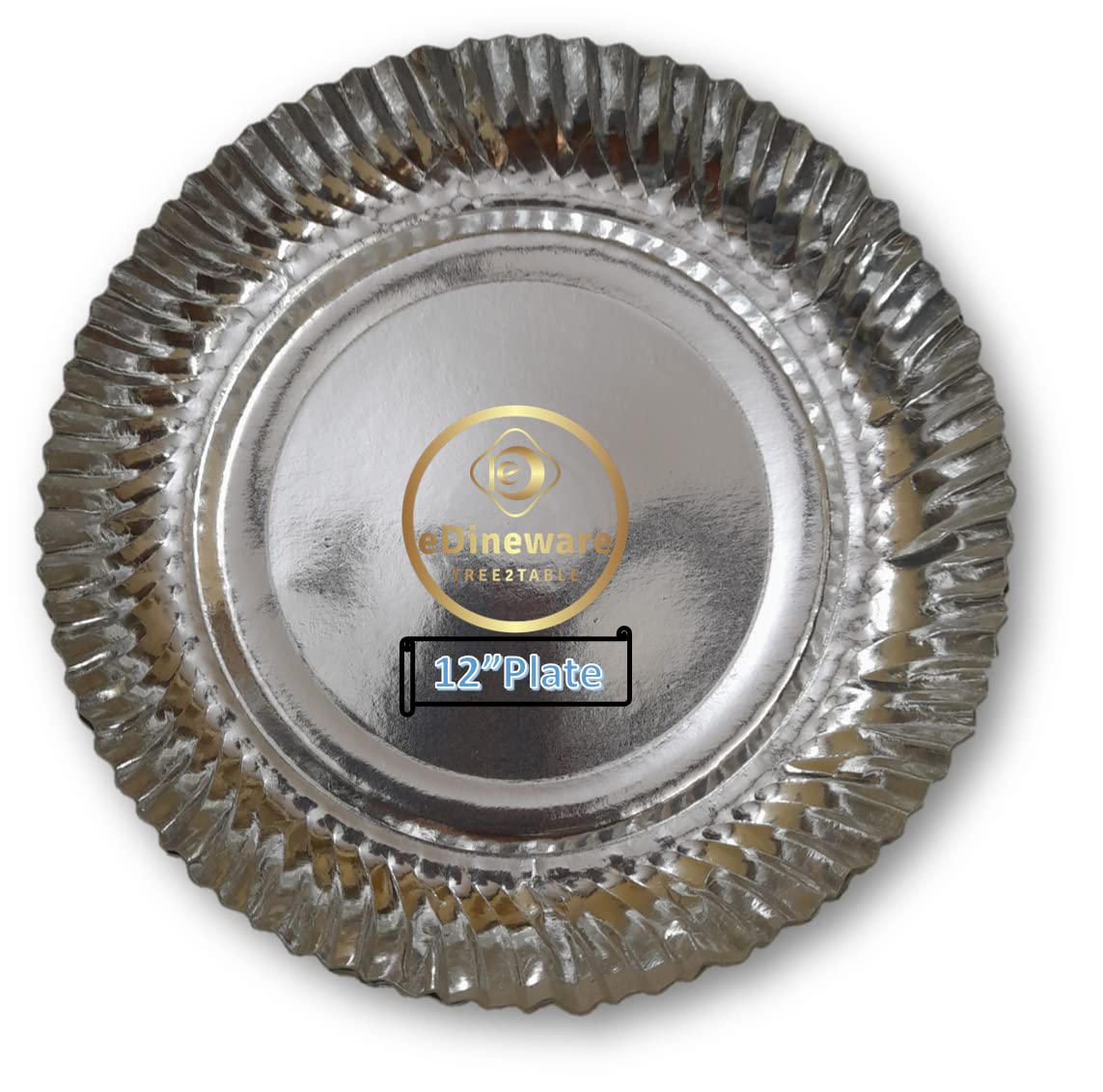 Silver Laminated Paper Plates