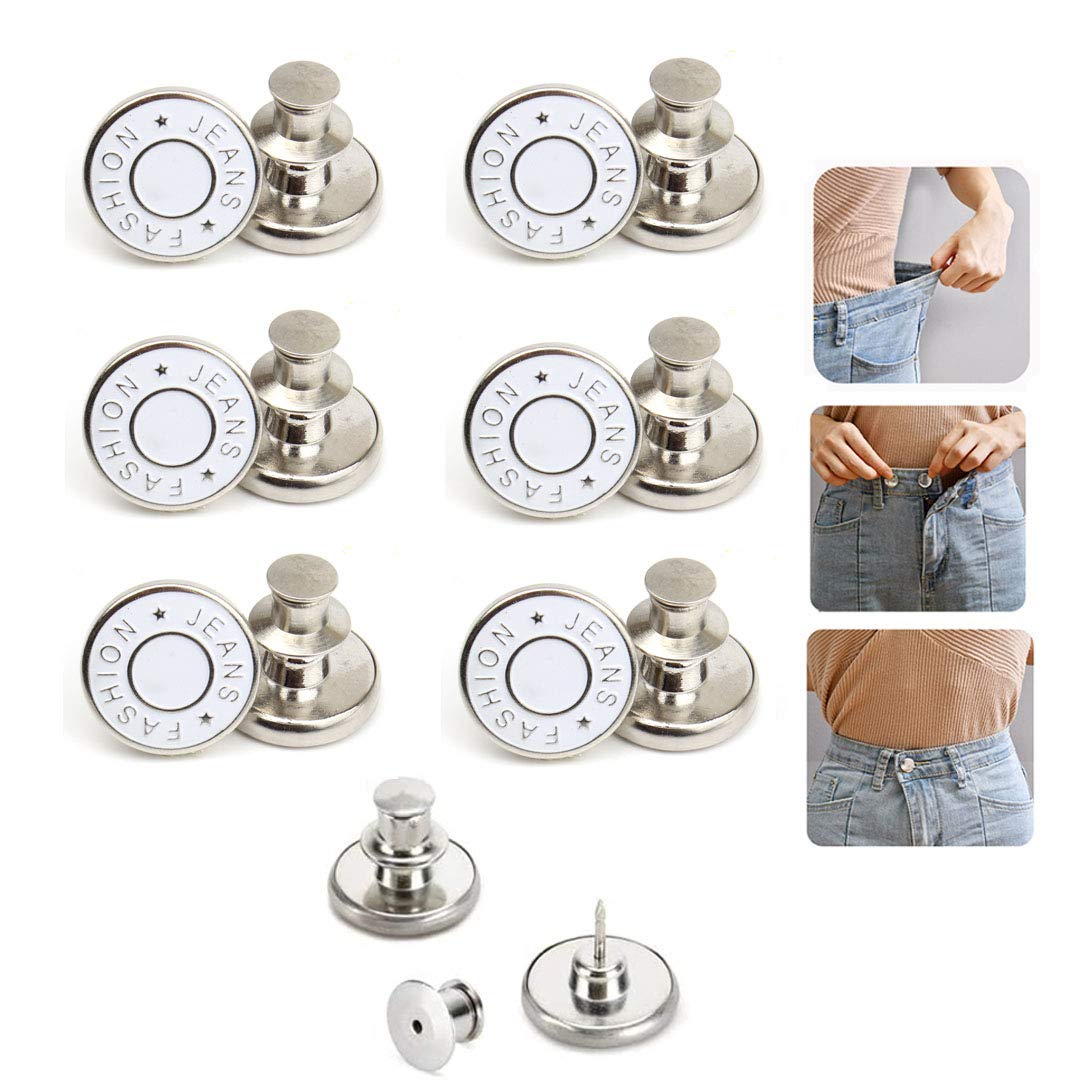 6PCS Perfect Fit Instant Button, Instant Buttons, Jean Replacement ...