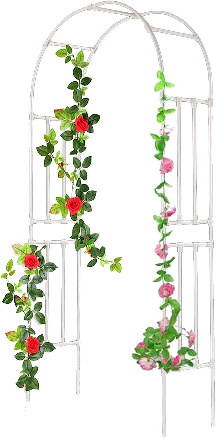 Amazon.com : Arch Garden Arch Trellis,Climbing Plants Rose Arch,Pergola ...