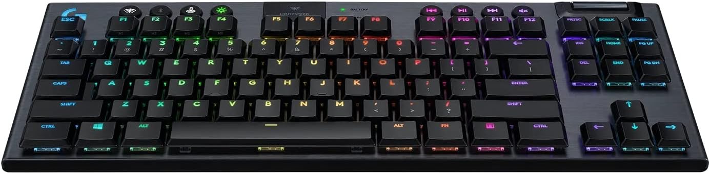 Amazon.com: Logitech G815 LIGHTSYNC RGB Mechanical Gaming Keyboard with ...