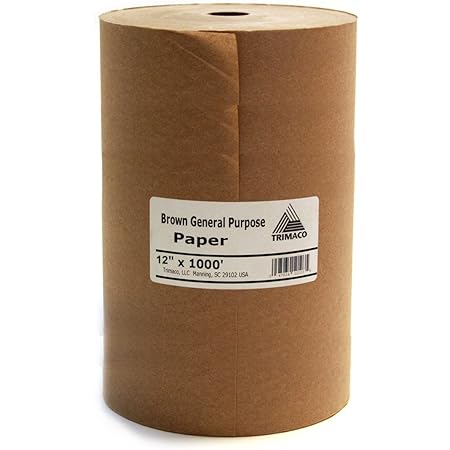 Trimaco 12 in. x 180 ft. Brown General Purpose Masking Paper, (GP12 ...