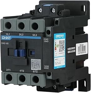 NXC-65 65A LC1D LC1 AC Contactor CJX2-6511 NO NC 3-Phase DIN Rail Mount Electric Power Contactor ...