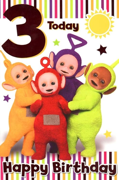 Teletubbies Age 3 Birthday Card Amazon co uk Stationery Office Supplies teletubbies-age-3-birthday-card-amazon-co-uk-stationery-office-supplies
