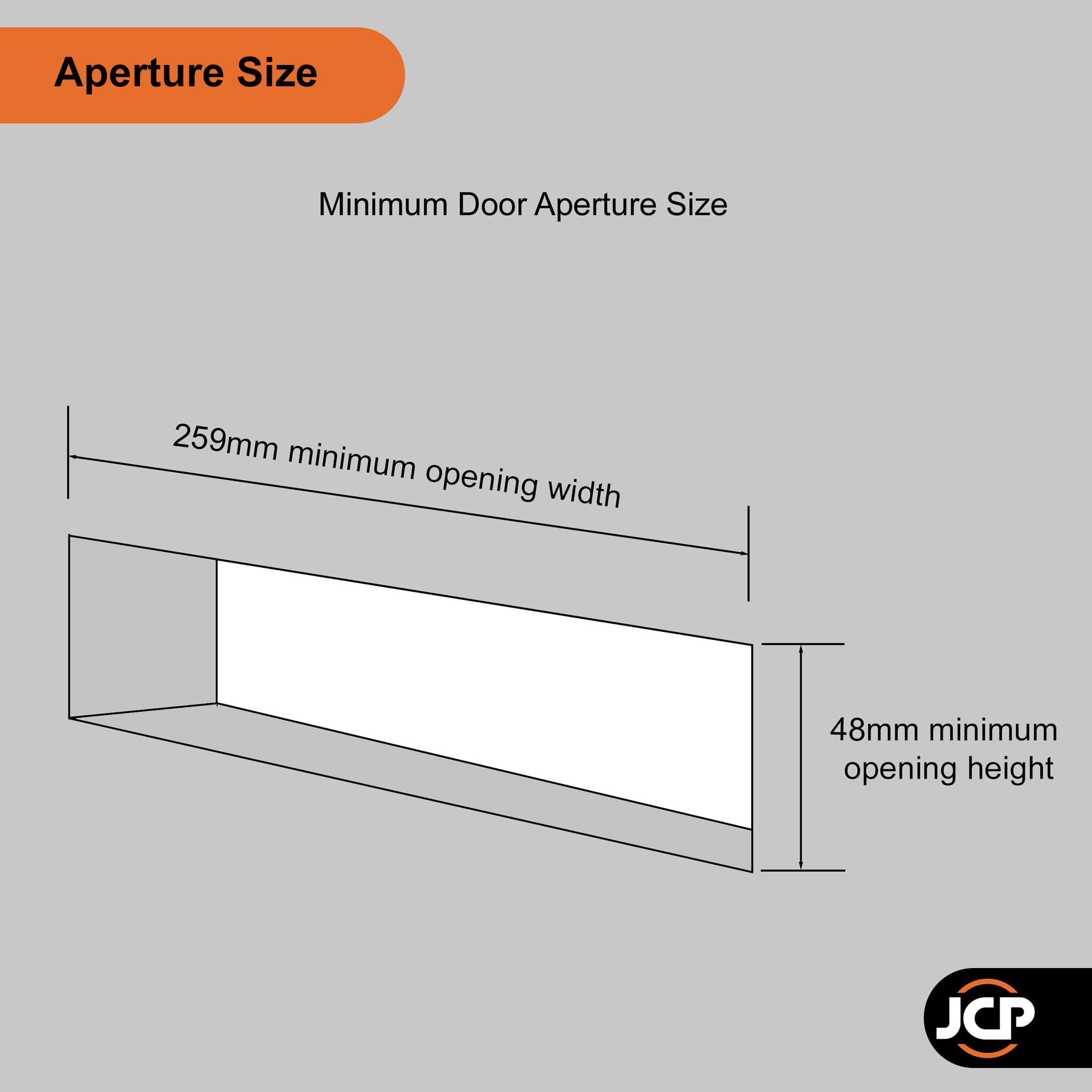 JCP 12″ Inch Letter Box, Heavy Duty GreenteQ Sprung Letterbox – Grey ...