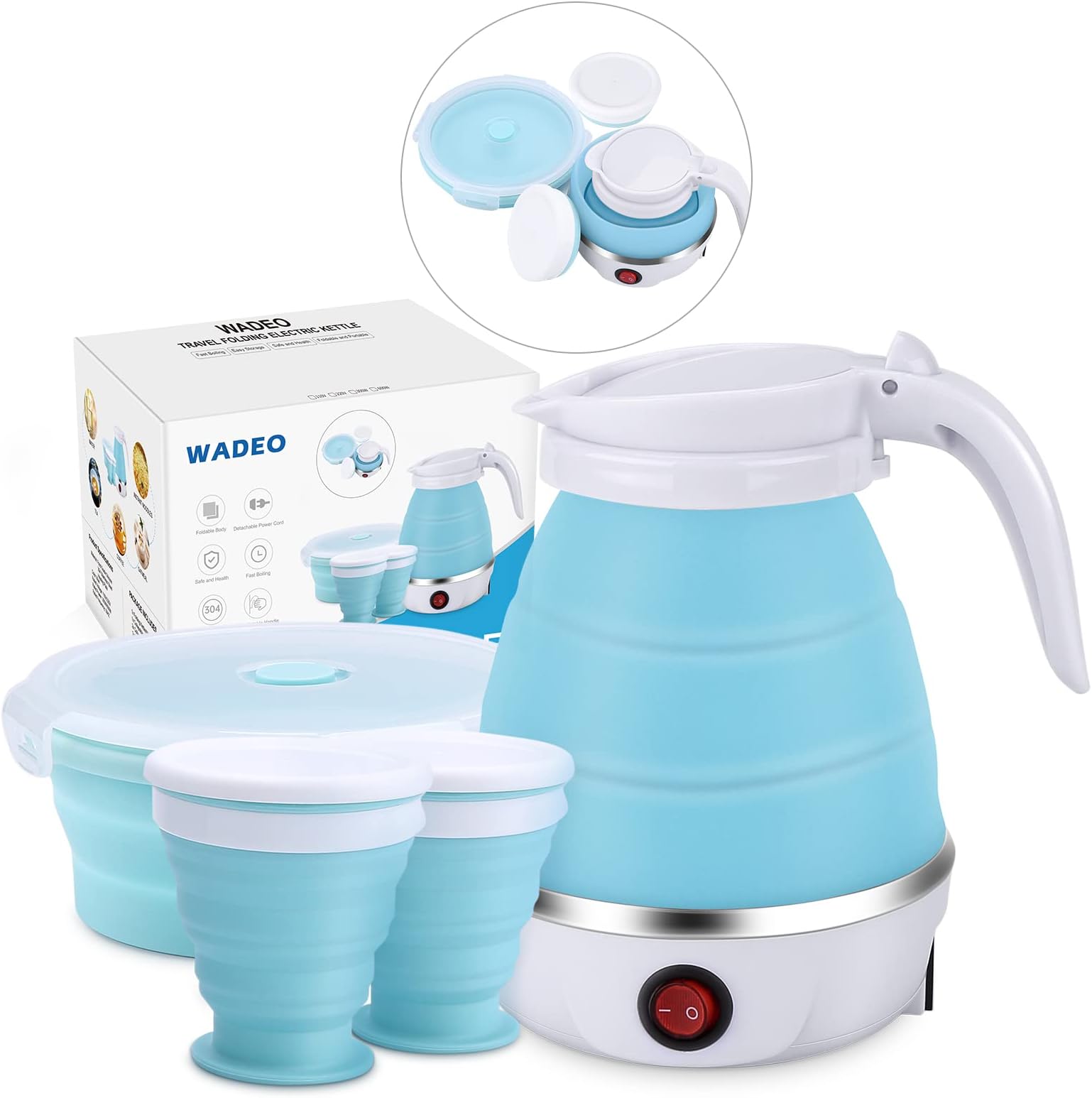 Amazon.com: Portable Electric Kettle – Dual Voltage – Expandable ...