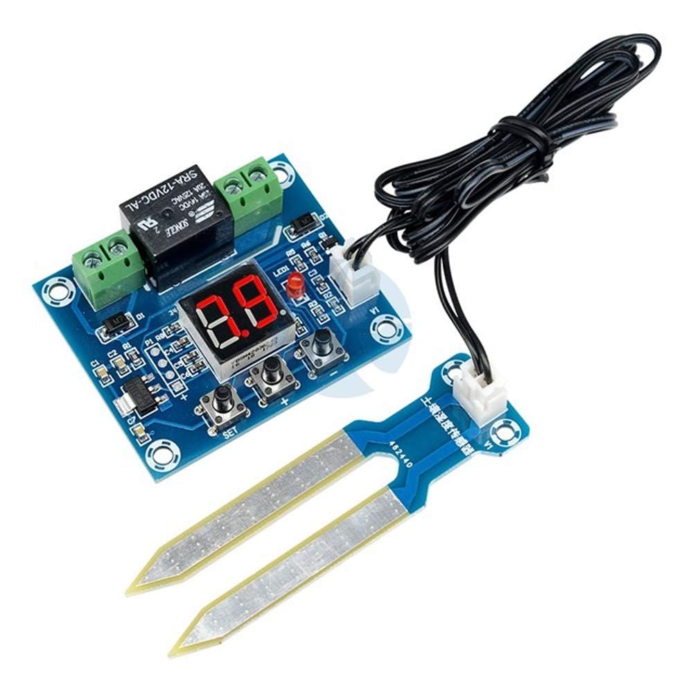 REES52 XH-M214 12V Soil Humidity Sensor Controller Irrigation System ...