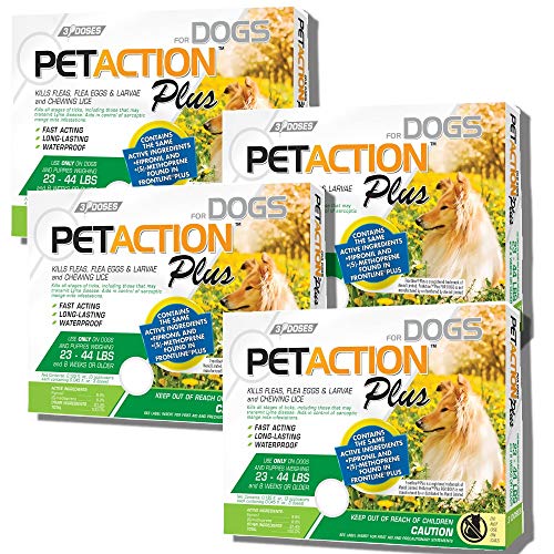 PetAction Plus For Dogs 12 Doses (23-44 LB)