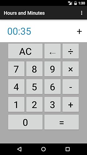 Hours & Minutes Calculator - App on the Amazon Appstore