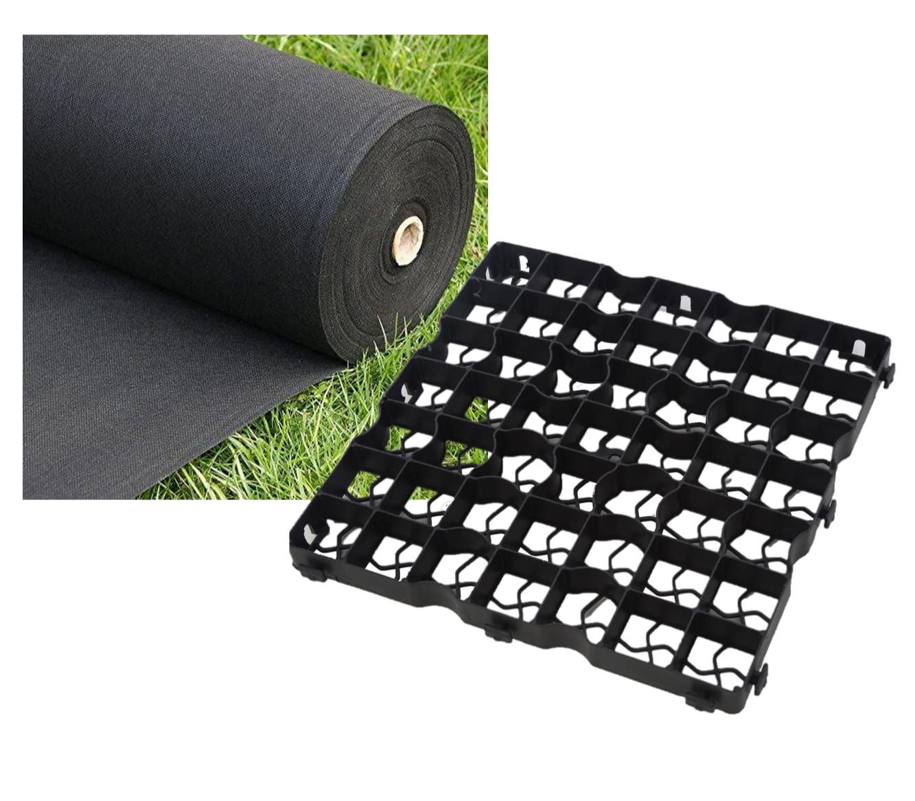 FXDM MEMBRANE INCLUDED - Gravel/Grass Grid Paver Path Base Mat FOR ...