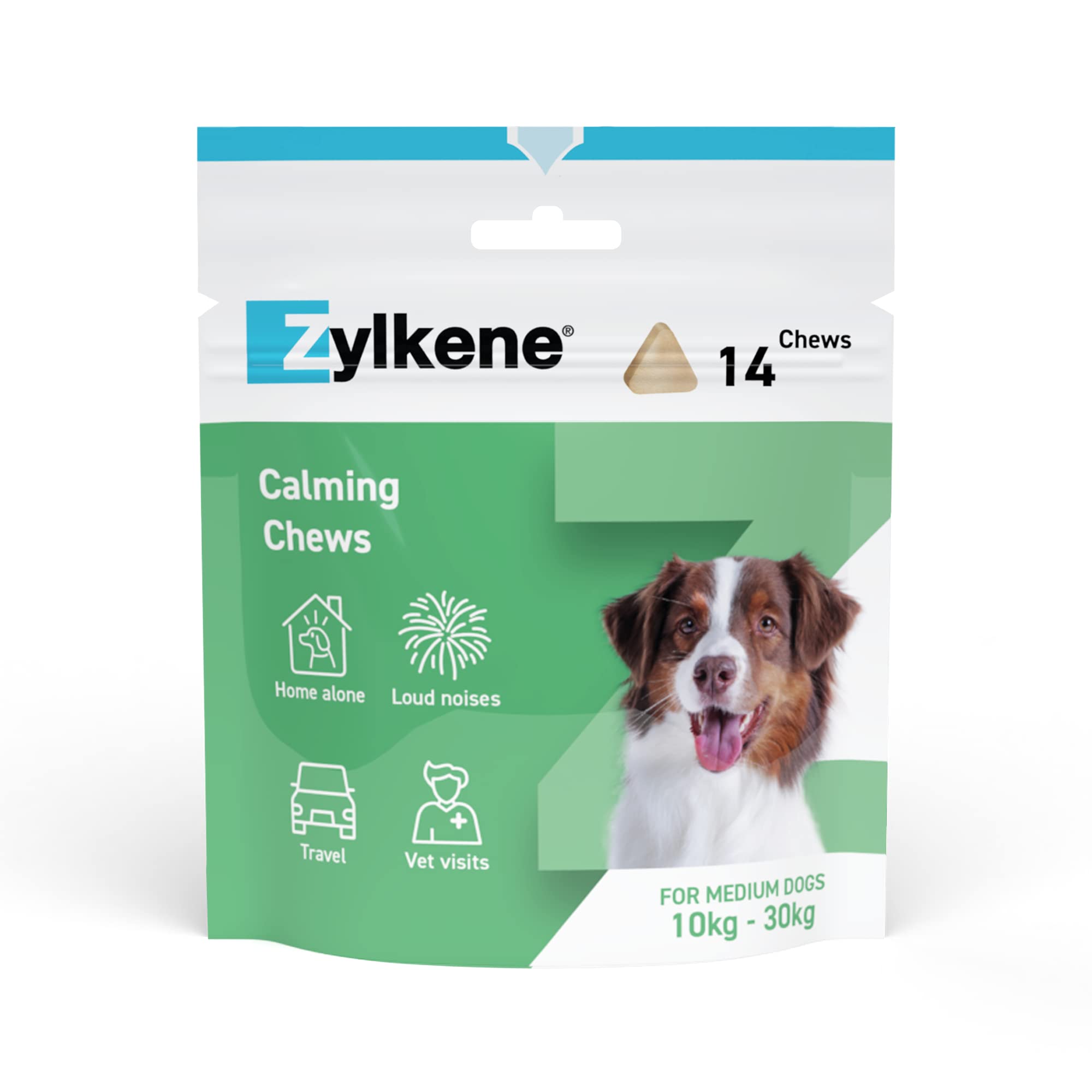 Zylkene Calming Chews for Medium Dogs (10 to 30kg) | Promotes ...