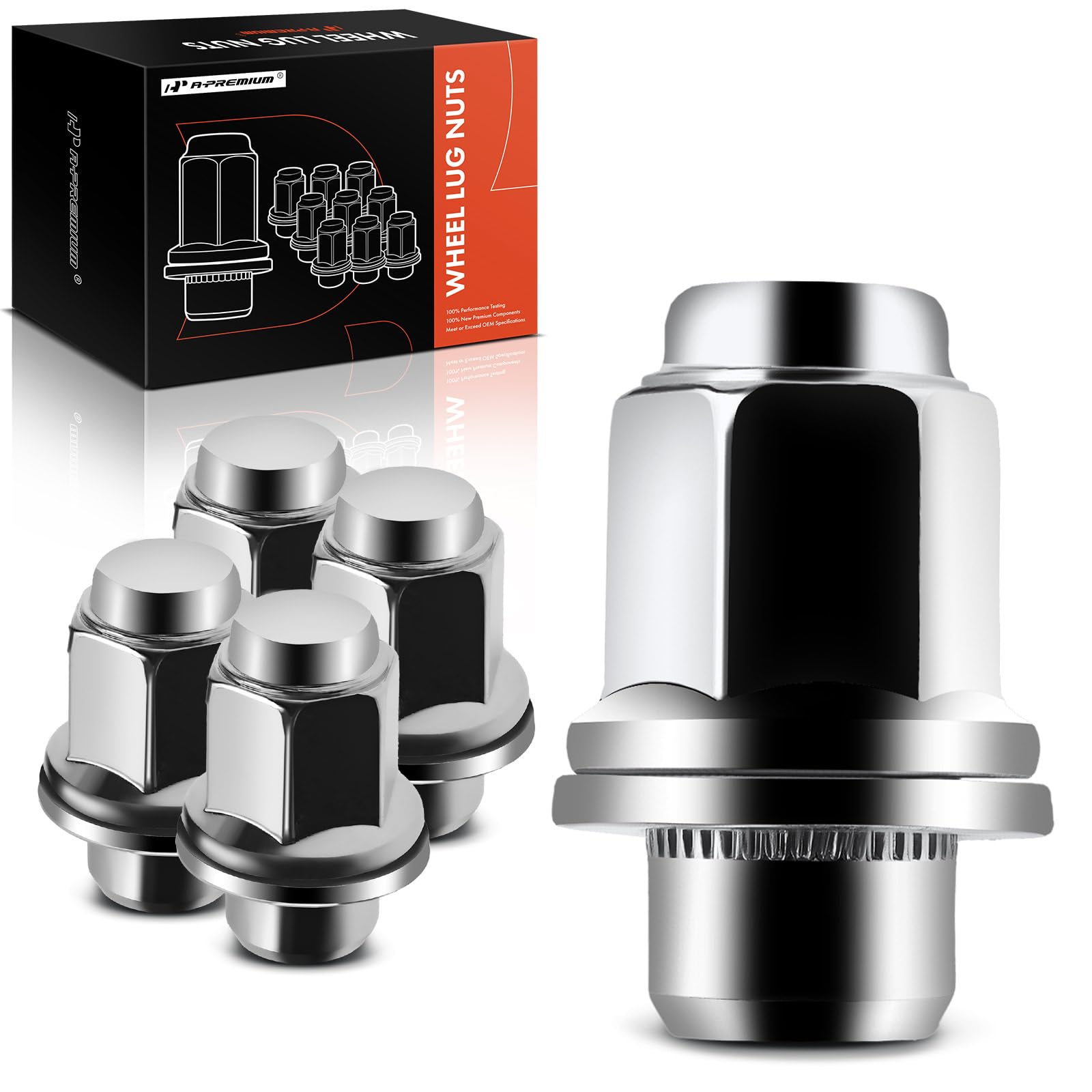 A-Premium M12-1.50 Wheel Lug Nuts Compatible with Toyota Camry RAV4 ...