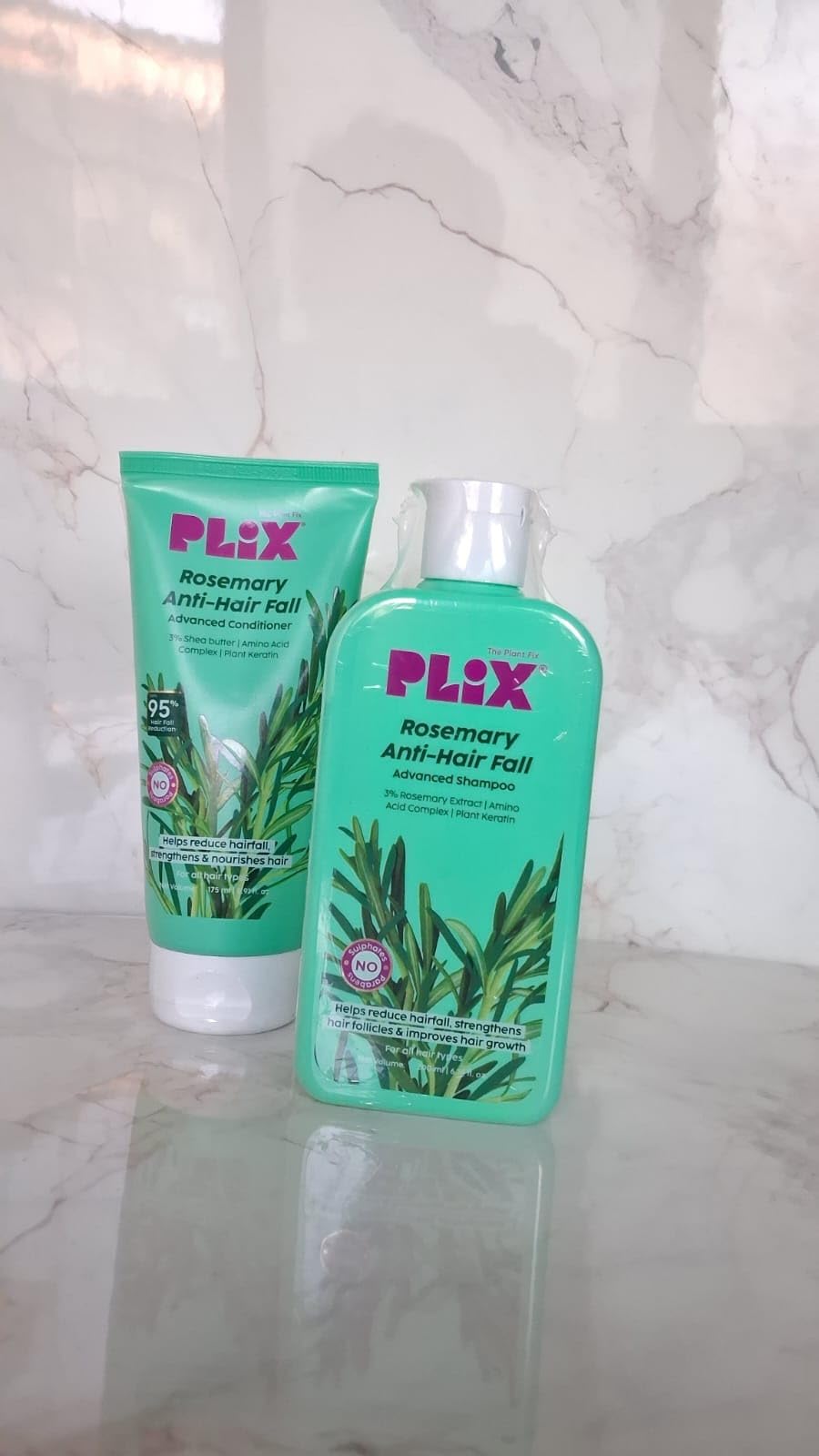 PLIX - THE PLANT FIX Rosemary Anti Hairfall Regime| Advanced Shampoo ...